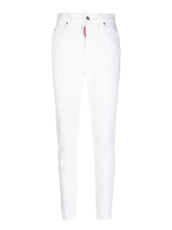Dsquared2 High-waisted Jeans - White