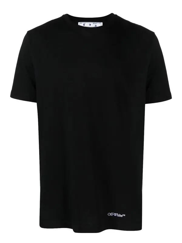 Off-White Scribble Diag Printed T-shirt - Black