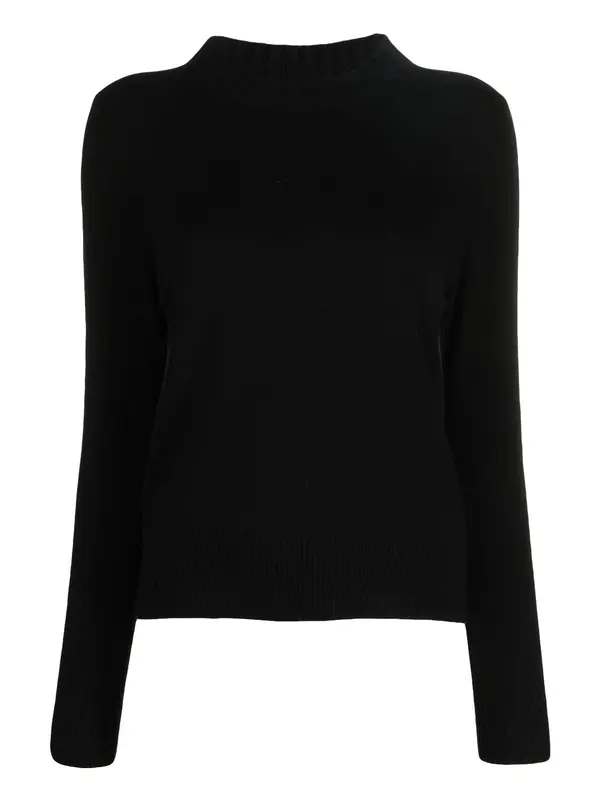 Chinti & Parker Crew Neck Knitted Jumper - Black