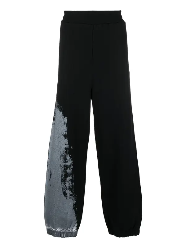 A-COLD-WALL* Abstract-print Track Pants - Black