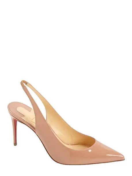 CHRISTIAN LOUBOUTIN Kate Slingback Pump - Nude