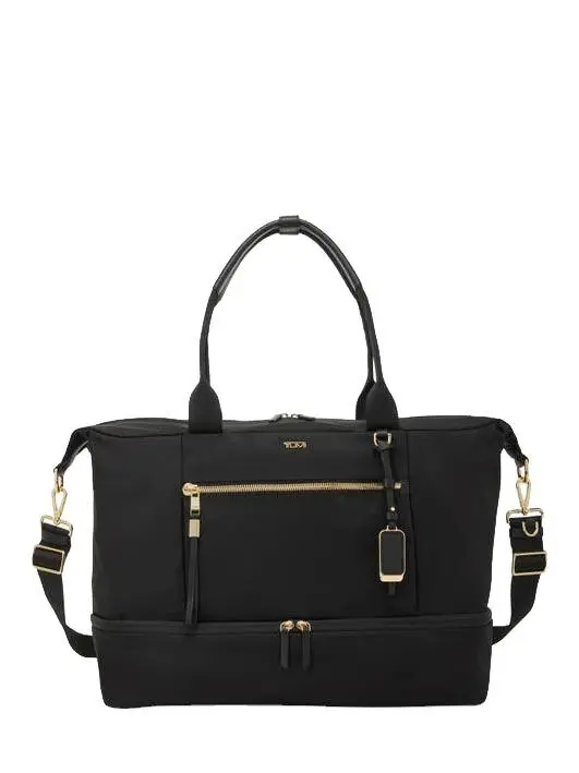 Tumi Voyageur Continue Weekend Duffle Bag - Black/gold