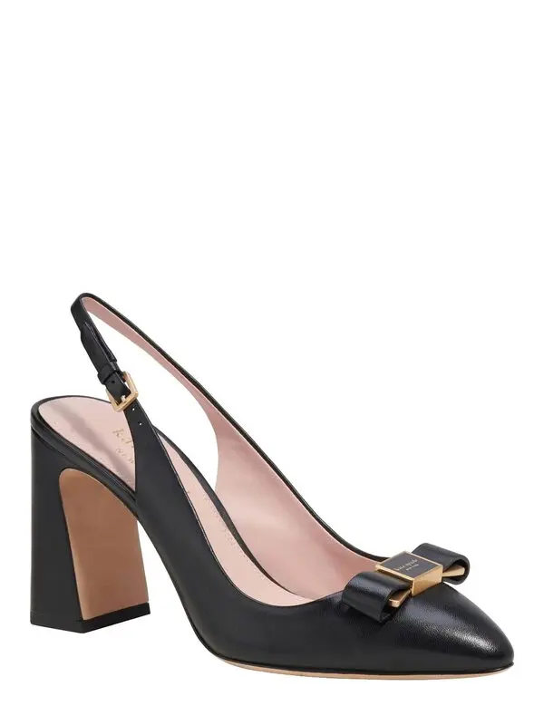 Kate Spade New York Bowdie Slingback Pumps - Black