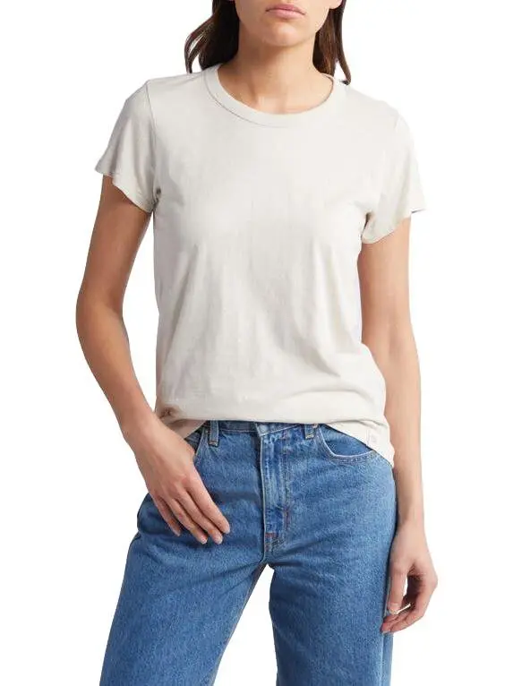 Rag & Bone Slub Organic Pima Cotton T-shirt - Warmgry