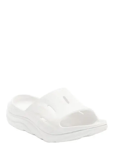 HOKA Ora Recovery Slide 3 Sandal - White/white