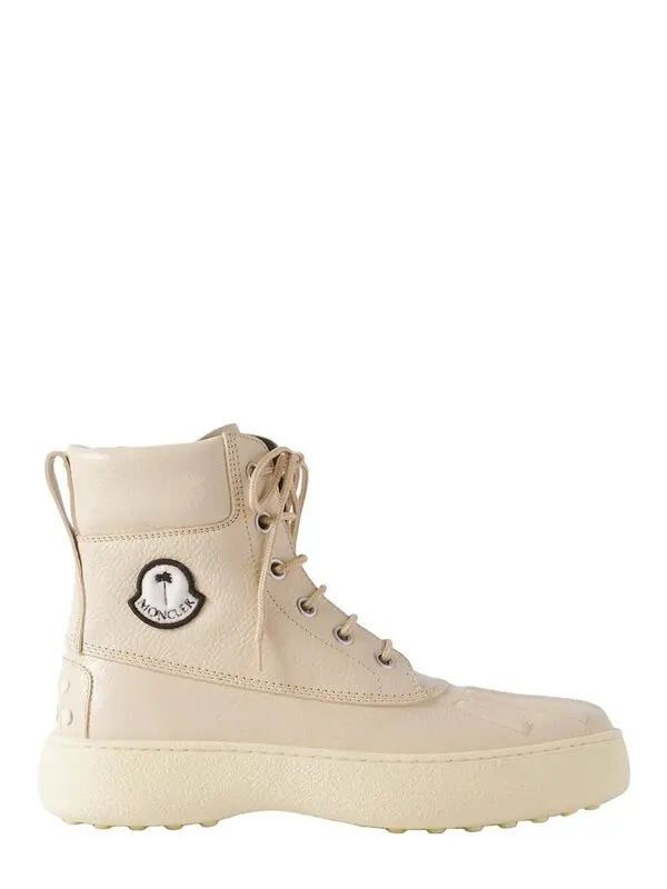 Moncler Tod's Palm Angels Winter Gommino Leather Boots - Neutrals
