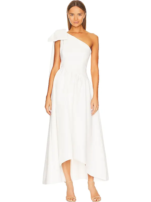 ELLIATT Liesel One-shoulder Dress - Ivory