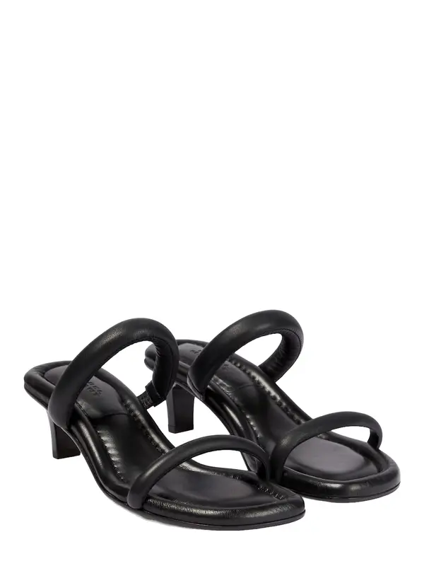 Isabel Marant Raree Leather Sandals - Black
