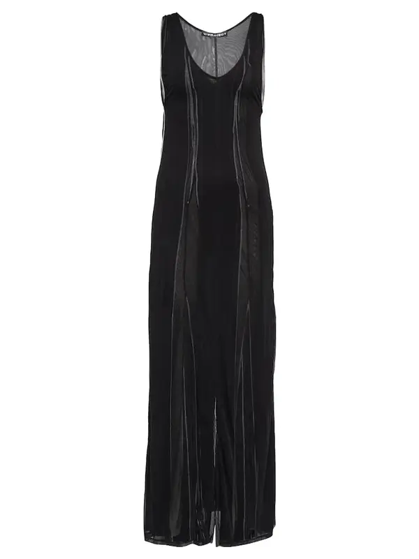 Y/project Sheer Maxi Dress - Black