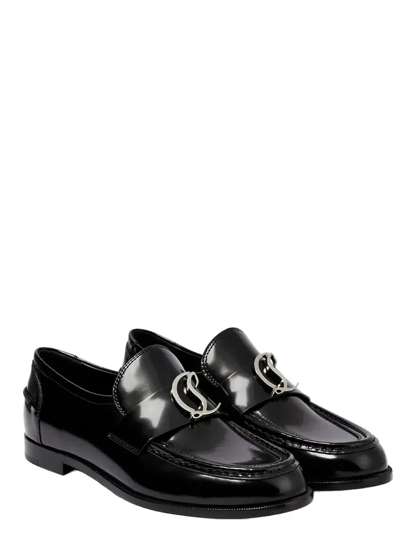 CHRISTIAN LOUBOUTIN Cl Moc Loafers - Black