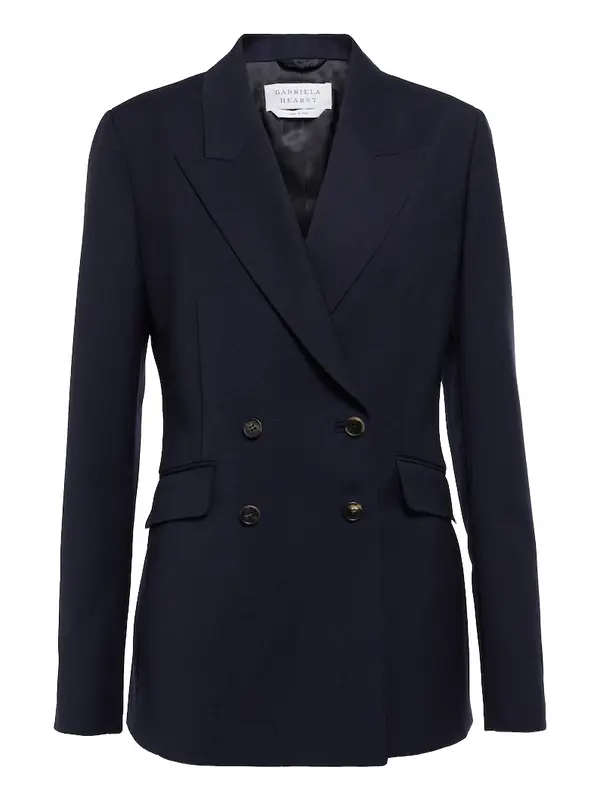 Gabriela Hearst Angela Wool Blazer - Blue