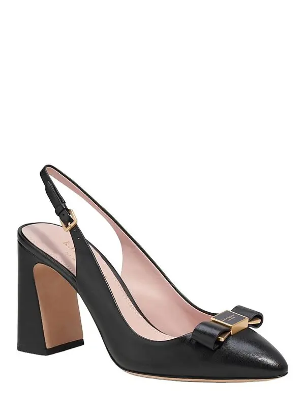 Kate Spade New York Bowdie Slingback Pumps - Black