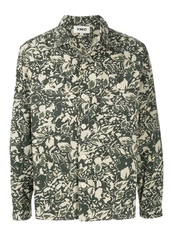 You Must Create Graphic-print Long-sleeve Shirt - Green