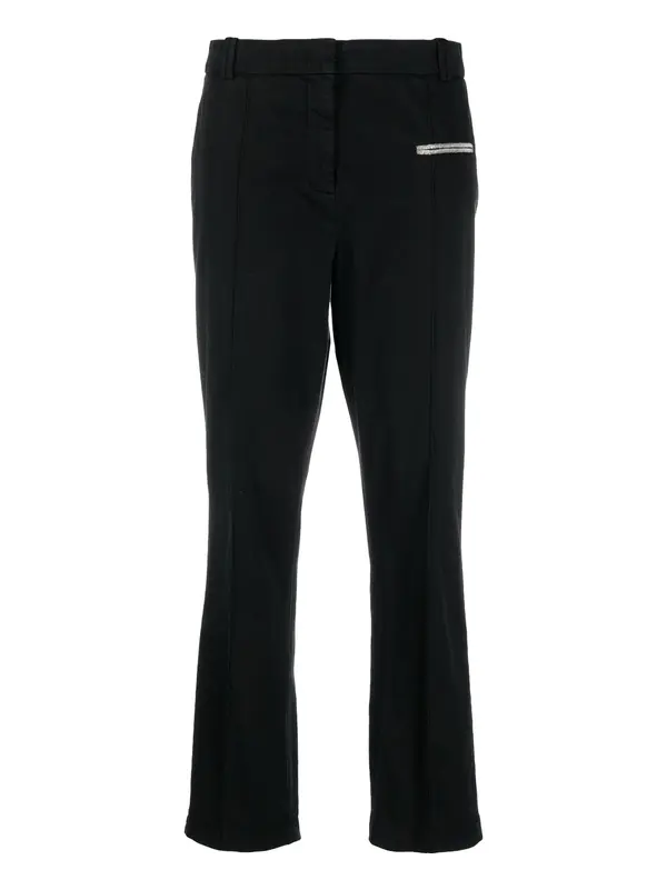 Fabiana Filippi Straight-leg Trousers - Black