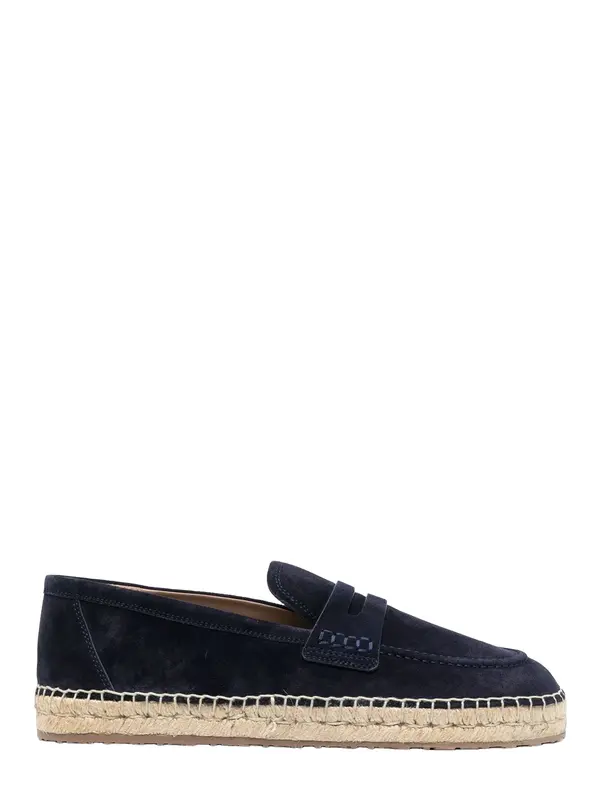 GIANVITO ROSSI Suede Espadrilles - Blue