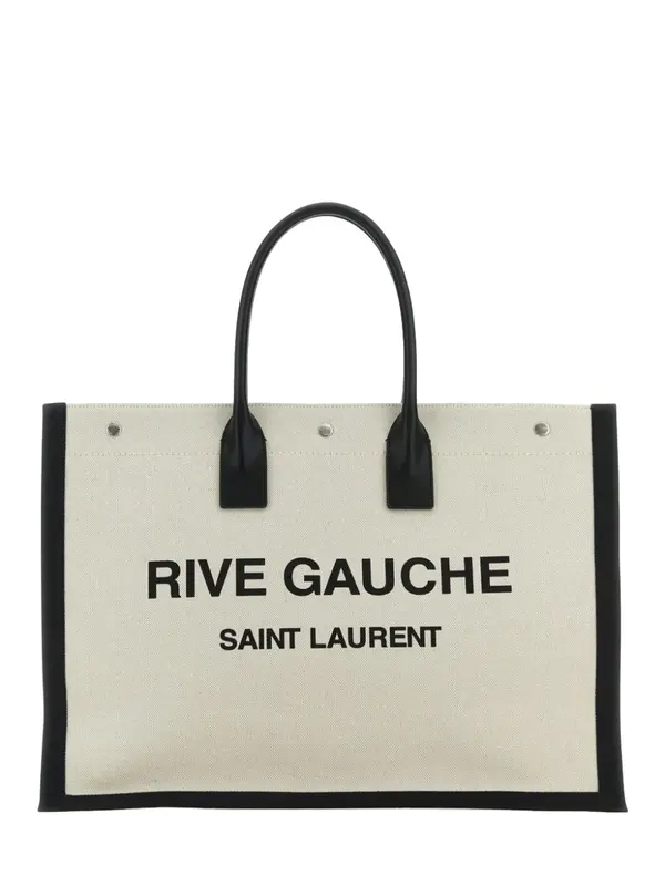 Saint Laurent Rive Gauche Tote Bag - Neutrals