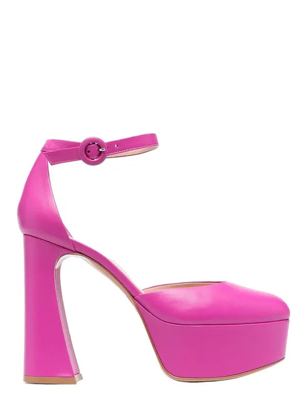 GIANVITO ROSSI Holly D'orsay Platform Pumps - Pink