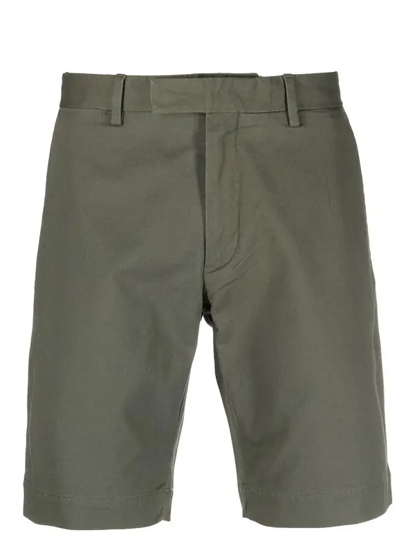 Polo Ralph Lauren Off-centre Fastening Chino Shorts - Green