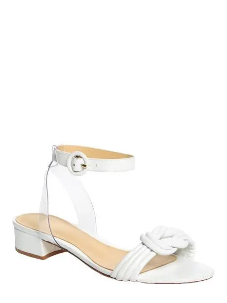 ALEXANDRE BIRMAN Vicky Ankle Strap Sandal - White
