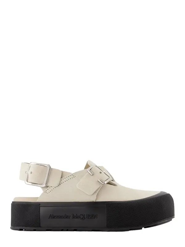 Alexander McQueen Buckle-fastening Sandals - Neutrals