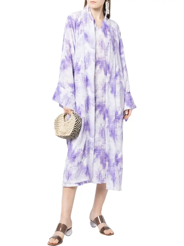 BAMBAH Gardenia Midi Dress - Purple