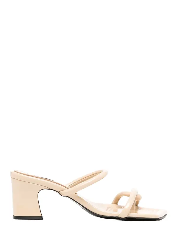 REIKE NEN Noodle 60mm Leather Sandals - Neutrals