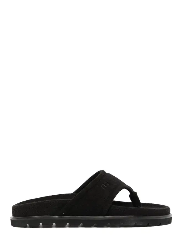 REIKE NEN Platform Thong Sandals - Black