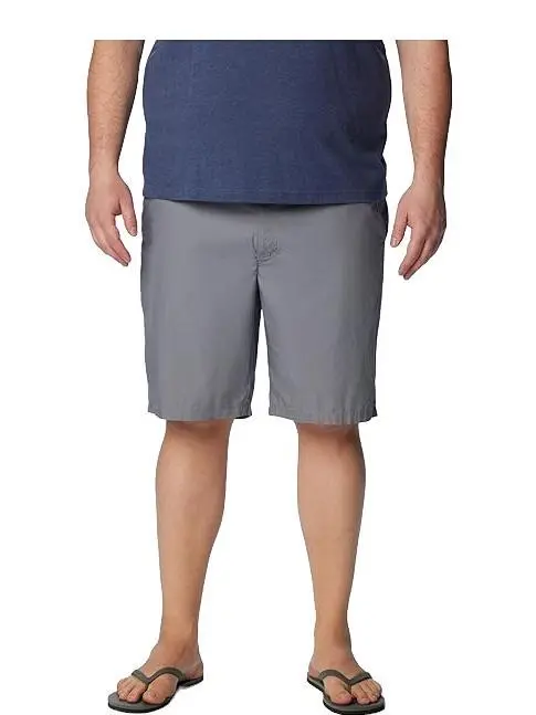 Columbia Big Tall Washed Outtm Shorts - Gray