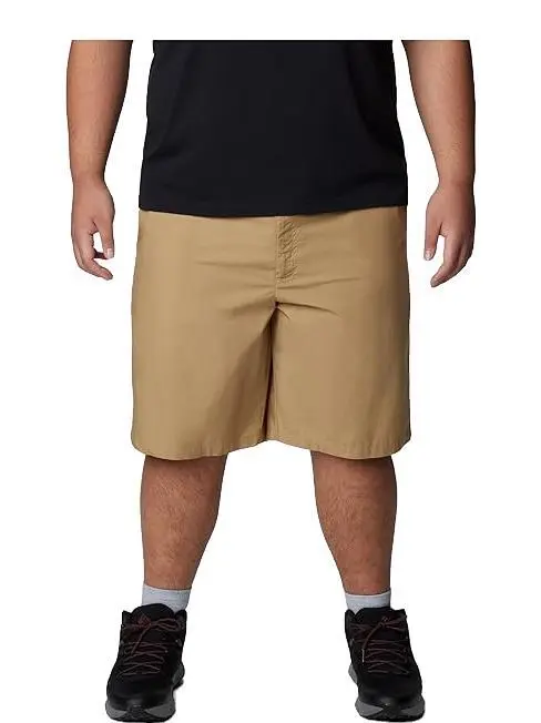 Columbia Big Tall Washed Outtm Shorts - Khaki
