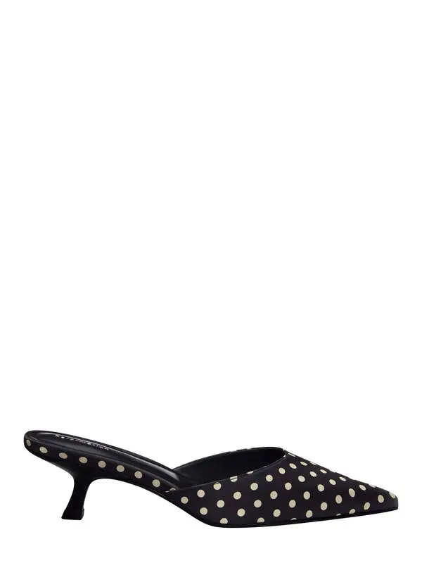 REFORMATION Wilda Kitten Mule - Black