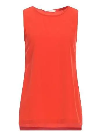 Malìparmi Crepe Top - Tomato Red