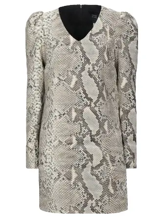 Roberto Cavalli Mini Flared Dress - Beige