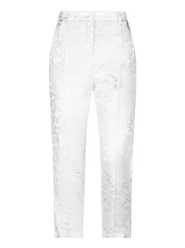 8PM Leopard-print Straight-leg Pants - White