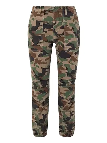 NILI LOTAN Tapered Camouflage Slim-leg Cargo Pants - Beige