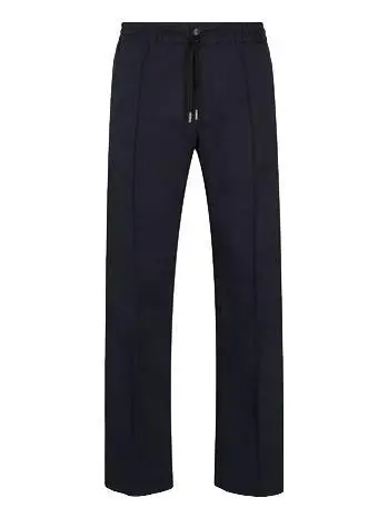 8 BY YOOX Drawstring Wide Trousers Pants Size Polyester, Cotton - Navy