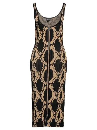 Just Cavalli Midi Pencil Dress - Black