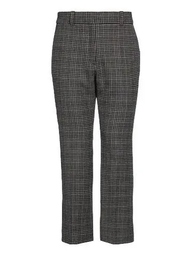 Sandro Flared Checked Trousers - Black