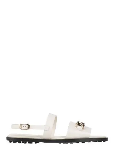 TOD'S Sandals Soft Leather - White