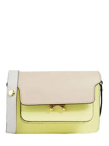Marni Calfskin Shoulder Bag - Yellow