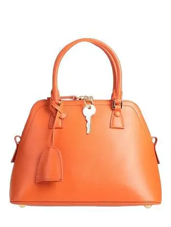 MAISON MARGIELA Calfskin Tote Handbag - Orange