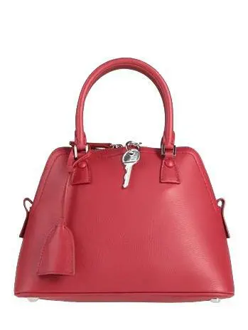 MAISON MARGIELA Calfskin Tote Handbag - Red
