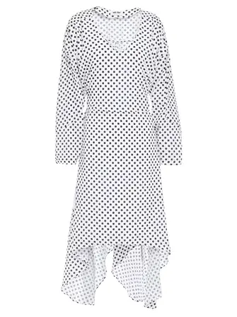 Each X Other Polka Dot Midi Dress - White