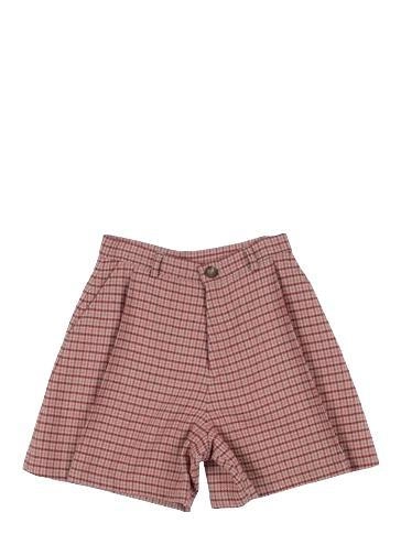 Chloé Checked Bermuda Shorts - Red