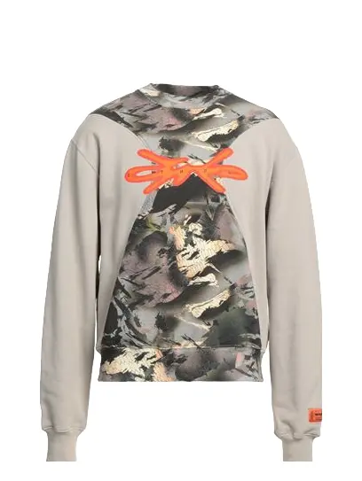 Heron Preston Camouflage Print Sweatshirt - Grey