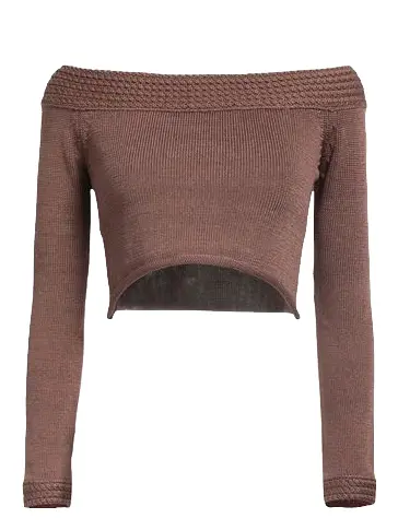 ANTONELLA RIZZA Solid Sweater - Brown