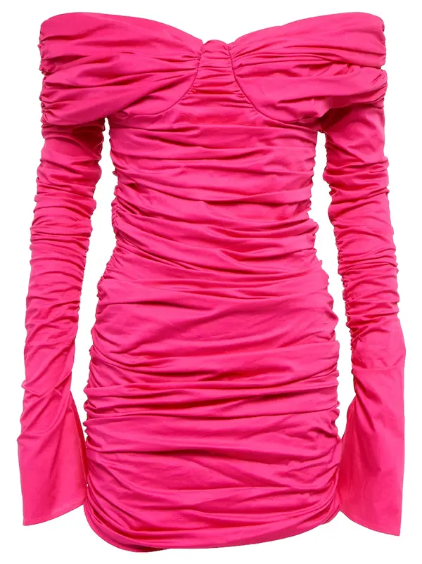 Giuseppe Di Morabito Ruched Minidress - Pink