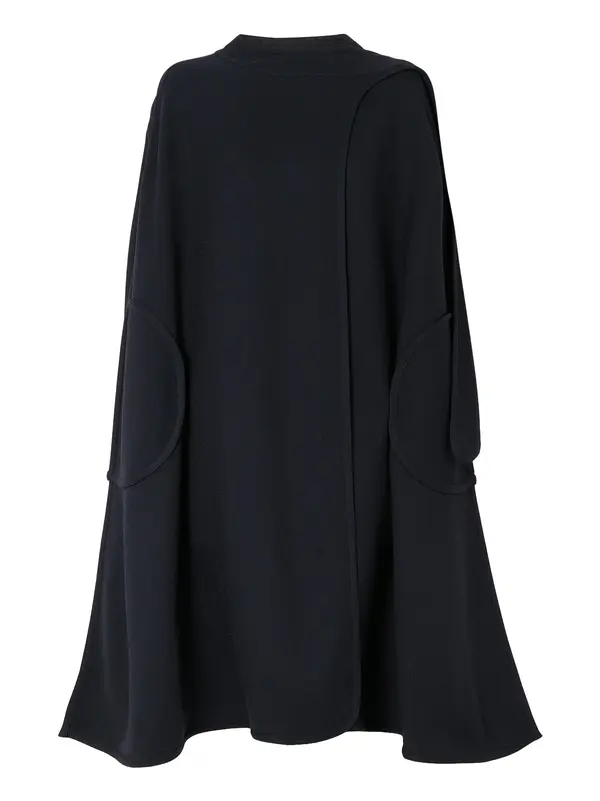 Stella McCartney Wool-crepe Cape - Blue