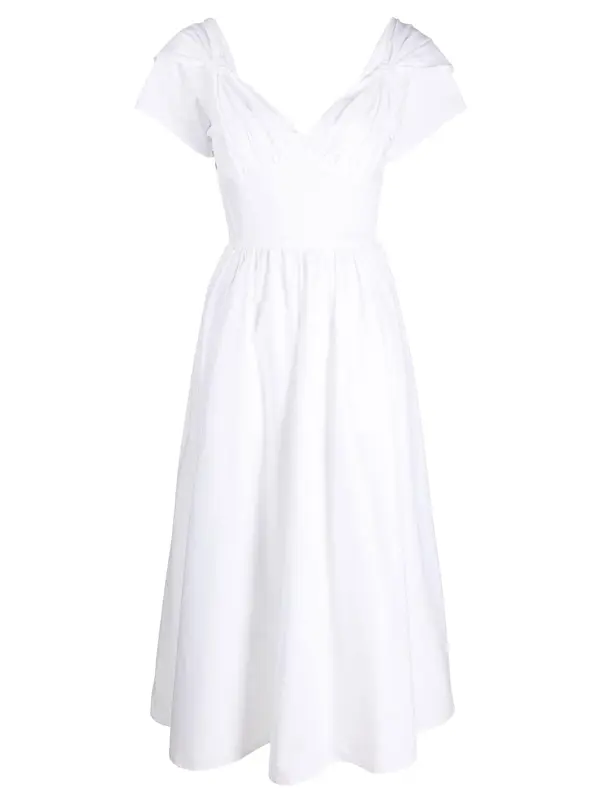 Vivetta Flared Mid-length Dress - White