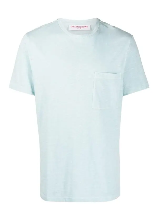 Orlebar Brown Round-neck Short-sleeve T-shirt - Blue