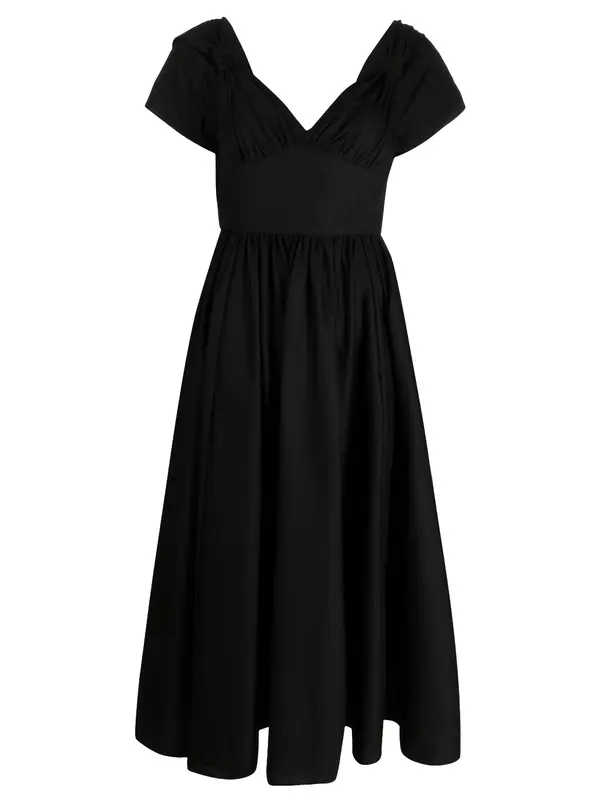 Vivetta Flared Mid-length Dress - Black